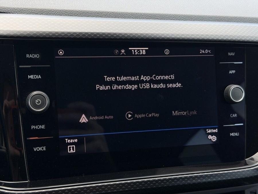 Pelēks Volkswagen T-Cross 2021 Pērnava, ar dzinēja tilpumu 1.00 L un nobraukumu 75 tūkst. km par 17600 €, foto 12 vietnē AUTOMOTO.COM.LV