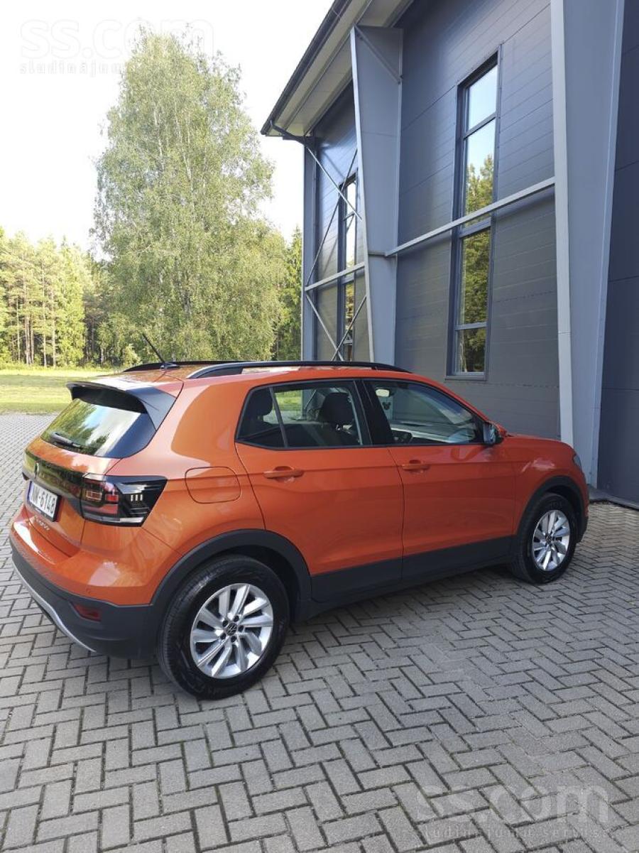 Oranžs Volkswagen T-Cross 2023 Talsi, ar dzinēja tilpumu 1.00 L un nobraukumu 23 tūkst. km par 19800 €, foto 7 vietnē AUTOMOTO.COM.LV