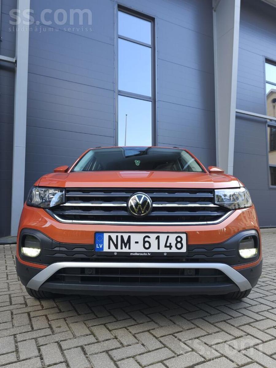 Oranžs Volkswagen T-Cross 2023 Talsi, ar dzinēja tilpumu 1.00 L un nobraukumu 23 tūkst. km par 19800 €, foto 8 vietnē AUTOMOTO.COM.LV