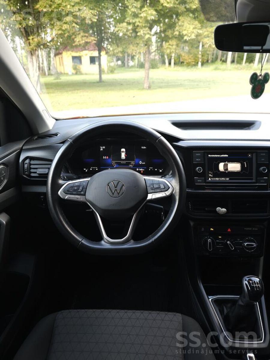 Oranžs Volkswagen T-Cross 2023 Talsi, ar dzinēja tilpumu 1.00 L un nobraukumu 23 tūkst. km par 19800 €, foto 11 vietnē AUTOMOTO.COM.LV