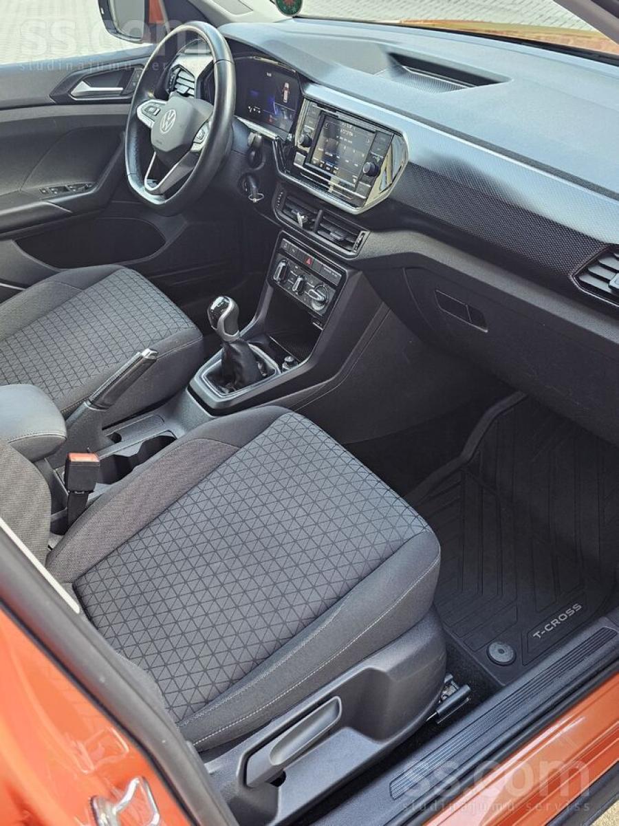 Oranžs Volkswagen T-Cross 2023 Talsi, ar dzinēja tilpumu 1.00 L un nobraukumu 23 tūkst. km par 19800 €, foto 15 vietnē AUTOMOTO.COM.LV