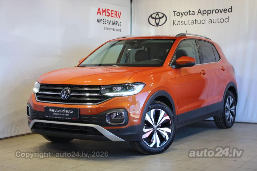 Оранжевый Фольксваген T-Cross 2023 в Таллин, объемом двигателя 1.00 л и пробегом 37 тыс. км за 21490 €, фото 1 на AUTOMOTO.COM.LV