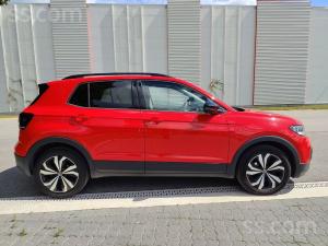Sarkans Volkswagen T-Cross 2021 Rīga, ar dzinēja tilpumu 1.00 L un nobraukumu 137 tūkst. km par 12800 €, foto 6 vietnē AUTOMOTO.COM.LV
