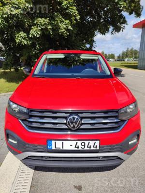 Sarkans Volkswagen T-Cross 2021 Rīga, ar dzinēja tilpumu 1.00 L un nobraukumu 137 tūkst. km par 12800 €, foto 9 vietnē AUTOMOTO.COM.LV