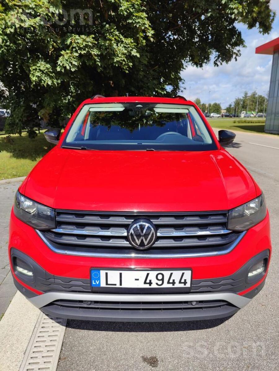 Sarkans Volkswagen T-Cross 2021 Rīga, ar dzinēja tilpumu 1.00 L un nobraukumu 137 tūkst. km par 12800 €, foto 9 vietnē AUTOMOTO.COM.LV