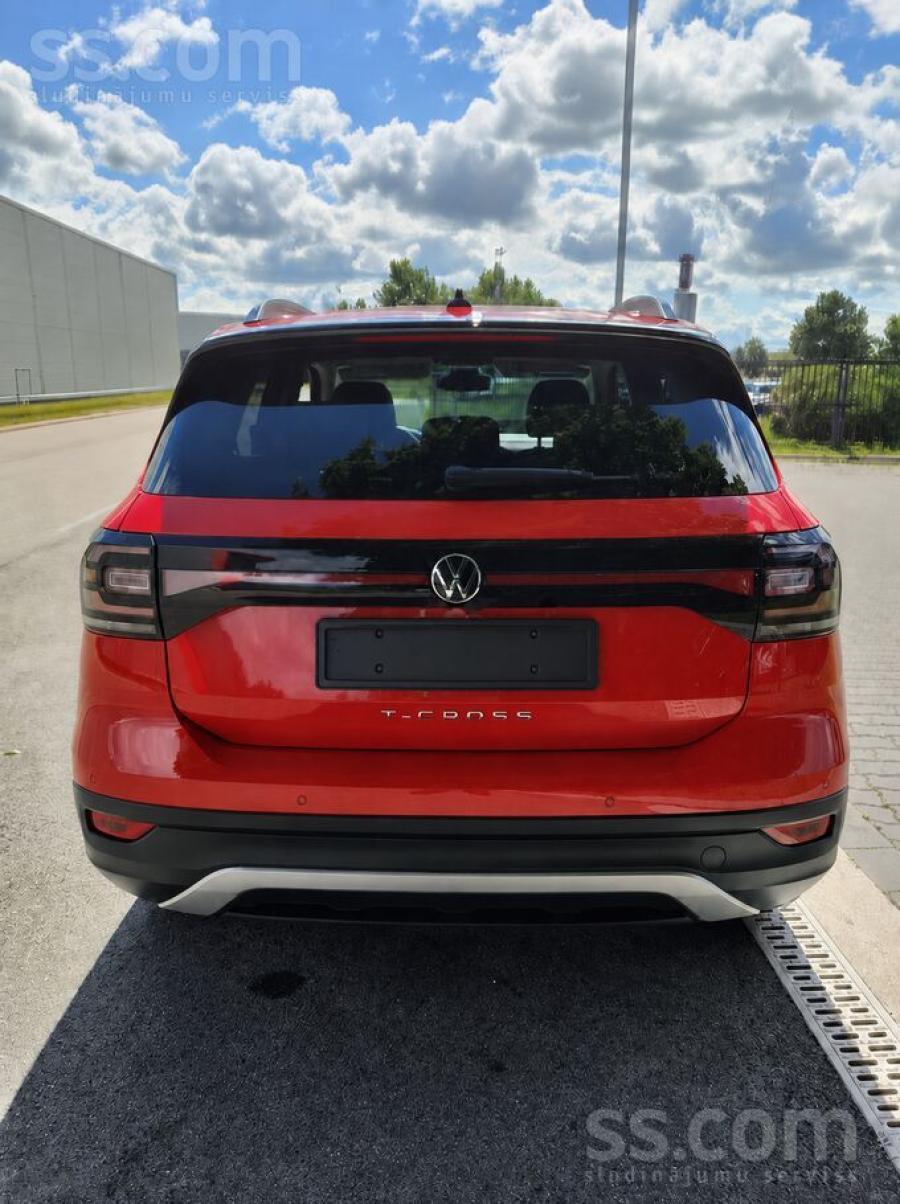 Sarkans Volkswagen T-Cross 2021 Rīga, ar dzinēja tilpumu 1.00 L un nobraukumu 137 tūkst. km par 13900 €, foto 7 vietnē AUTOMOTO.COM.LV