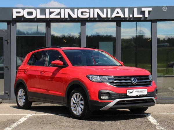 Красный Фольксваген T-Cross 2021 в Вильнюс, объемом двигателя 1.00 л и пробегом 100 тыс. км за 15950 €, фото 2 на AUTOMOTO.COM.LV