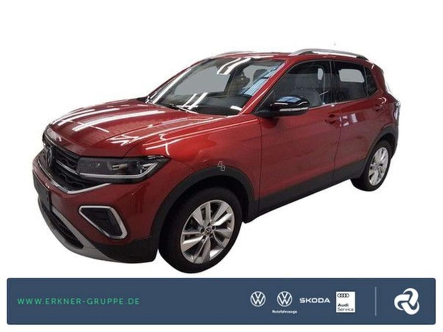 Red Volkswagen T-Cross 2024 in Kaunas, with an engine capacity of 1.00 L and mileage of 10 thousand km for 28064 €, photo 1 on AUTOMOTO.COM.LV