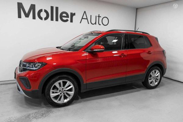 Sarkans Volkswagen T-Cross 2025 Viļņa, ar dzinēja tilpumu 1.00 L un nobraukumu 15 tūkst. km par 21900 €, foto 3 vietnē AUTOMOTO.COM.LV