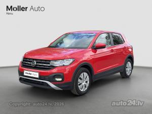 Red Volkswagen T-Cross 2020 in Parnu, with an engine capacity of 1.00 L and mileage of 101 thousand km for 15900 €, photo  on AUTOMOTO.COM.LV