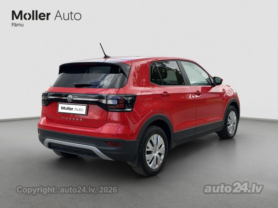 Sarkans Volkswagen T-Cross 2020 Pērnava, ar dzinēja tilpumu 1.00 L un nobraukumu 101 tūkst. km par 15900 €, foto 3 vietnē AUTOMOTO.COM.LV