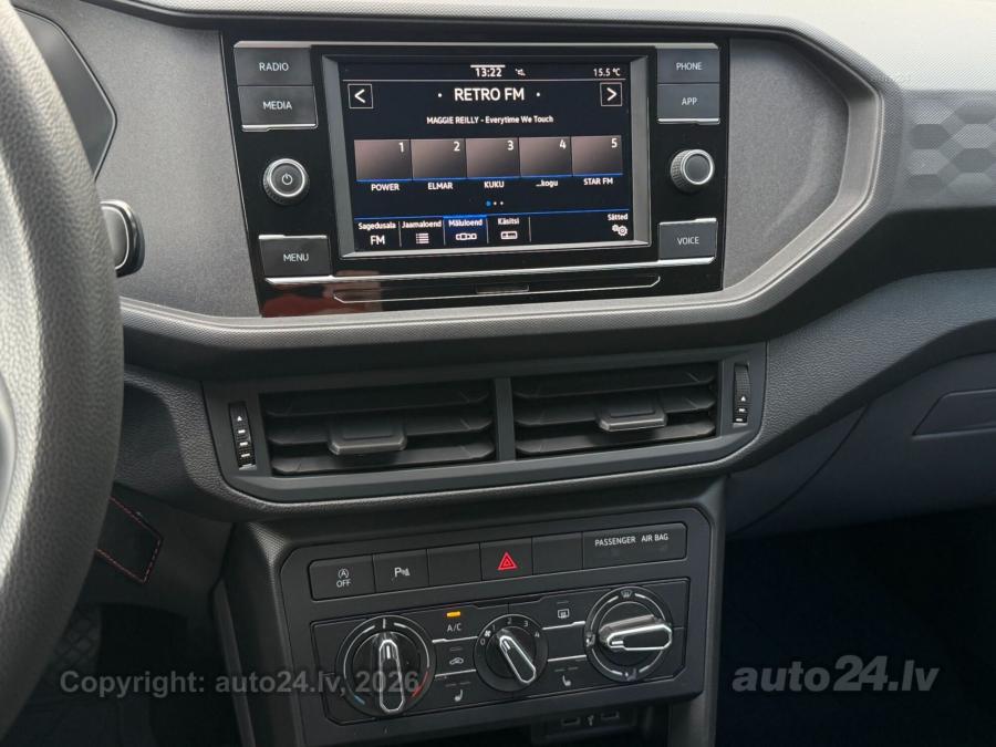 Sarkans Volkswagen T-Cross 2020 Pērnava, ar dzinēja tilpumu 1.00 L un nobraukumu 101 tūkst. km par 15900 €, foto 9 vietnē AUTOMOTO.COM.LV