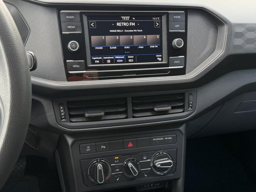 Sarkans Volkswagen T-Cross 2020 Pērnava, ar dzinēja tilpumu 1.00 L un nobraukumu 101 tūkst. km par 15900 €, foto 9 vietnē AUTOMOTO.COM.LV