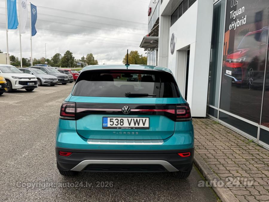 Volkswagen T-Cross 2022 in Viljandi, with an engine capacity of 1.00 L and mileage of 73 thousand km for 15900 €, photo 5 on AUTOMOTO.COM.LV
