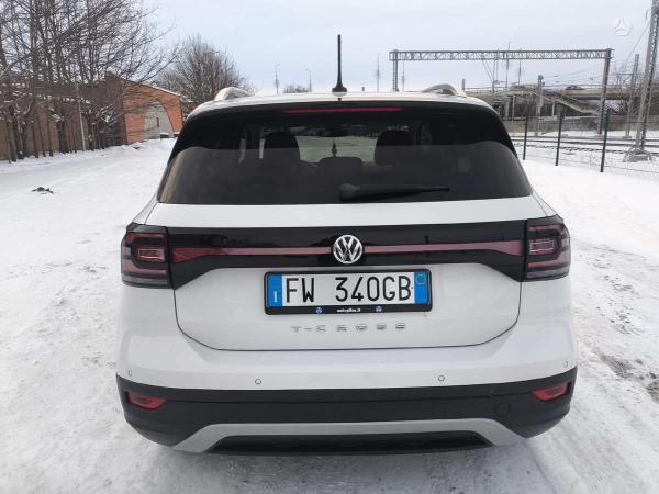 White Volkswagen T-Cross 2019 in Siauliai, with an engine capacity of 1.00 L and mileage of 42 thousand km for 13500 €, photo 5 on AUTOMOTO.COM.LV