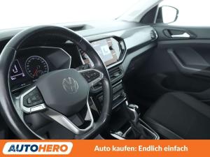White Volkswagen T-Cross 2020 in Kaunas, with an engine capacity of 1.50 L and mileage of 40 thousand km for 25150 €, photo 11 on AUTOMOTO.COM.LV