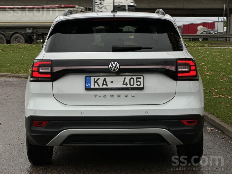 Balts Volkswagen T-Cross 2020 Rīga, ar dzinēja tilpumu 1.00 L un nobraukumu 69 tūkst. km par 13900 €, foto 37 vietnē AUTOMOTO.COM.LV