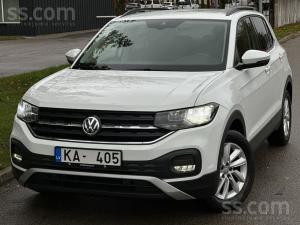 White Volkswagen T-Cross 2020 in Riga, with an engine capacity of 1.00 L and mileage of 69 thousand km for 13900 €, photo 1 on AUTOMOTO.COM.LV