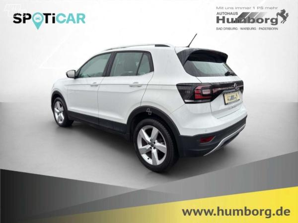 White Volkswagen T-Cross 2021 in Kaunas, with an engine capacity of 1.00 L and mileage of 44 thousand km for 22184 €, photo 7 on AUTOMOTO.COM.LV