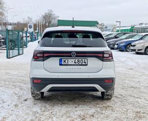 White Volkswagen T-Cross 2021 in Liepaja, with an engine capacity of 1.00 L and mileage of 62 thousand km for 15500 €, photo 4 on AUTOMOTO.COM.LV