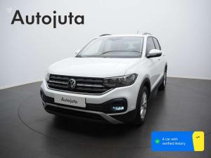 Balts Volkswagen T-Cross 2021 Viļņa, ar dzinēja tilpumu 1.00 L un nobraukumu 70 tūkst. km par 14750 €, foto  vietnē AUTOMOTO.COM.LV