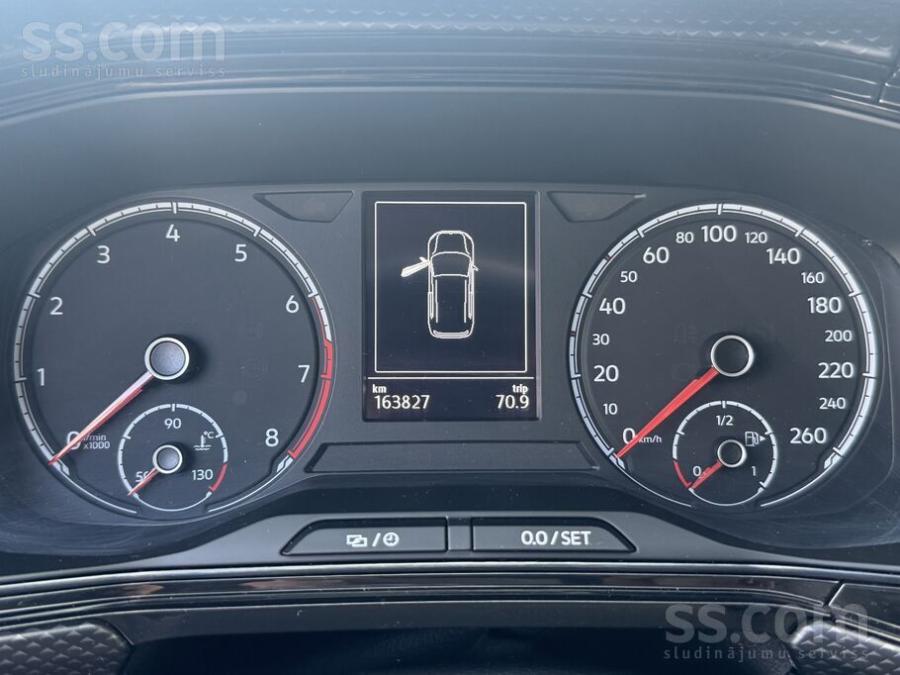 White Volkswagen T-Cross 2021 in Riga, with an engine capacity of 1.00 L and mileage of 163 thousand km for 11990 €, photo 15 on AUTOMOTO.COM.LV