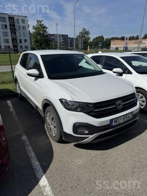 Balts Volkswagen T-Cross 2021 Rīga, ar dzinēja tilpumu 1.00 L un nobraukumu 280 tūkst. km par 9000 €, foto  vietnē AUTOMOTO.COM.LV