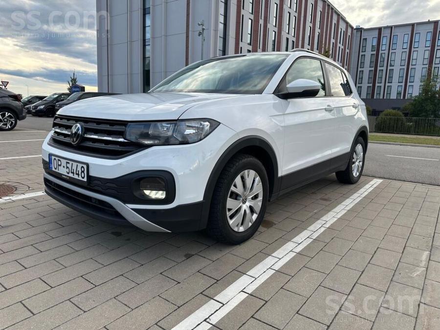 Balts Volkswagen T-Cross 2021 Rīga, ar dzinēja tilpumu 1.00 L un nobraukumu 220 tūkst. km par 9960 €, foto 1 vietnē AUTOMOTO.COM.LV