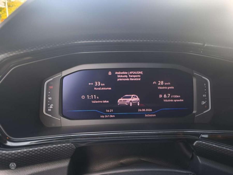 Белый Фольксваген T-Cross 2021 в Шяуляй, объемом двигателя 1.00 л и пробегом 57 тыс. км за 15900 €, фото 12 на AUTOMOTO.COM.LV