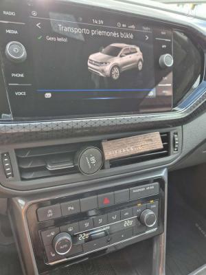 Balts Volkswagen T-Cross 2021 Viļņa, ar dzinēja tilpumu 1.00 L un nobraukumu 98 tūkst. km par 15800 €, foto 5 vietnē AUTOMOTO.COM.LV