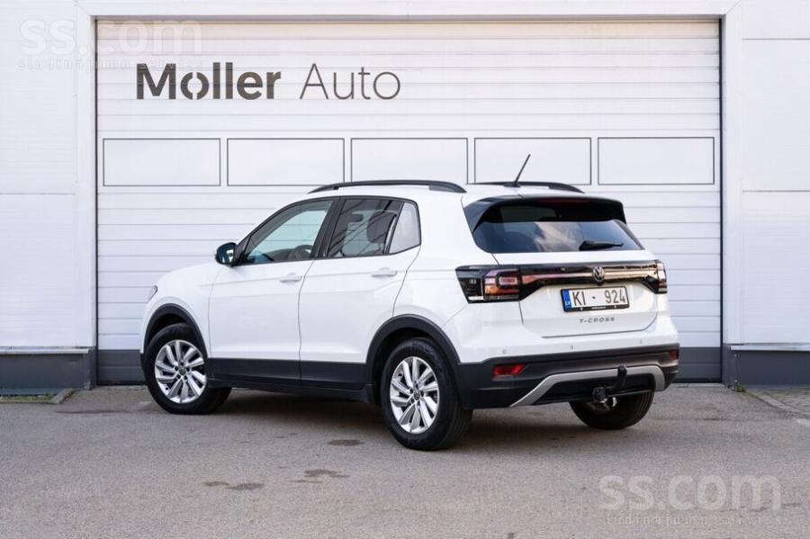 Белый Фольксваген T-Cross 2021 в Рига, объемом двигателя 1.00 л и пробегом 78 тыс. км за 14950 €, фото 5 на AUTOMOTO.COM.LV