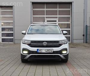 White Volkswagen T-Cross 2021 in Liepaja, with an engine capacity of 1.00 L and mileage of 70 thousand km for 14000 €, photo 7 on AUTOMOTO.COM.LV