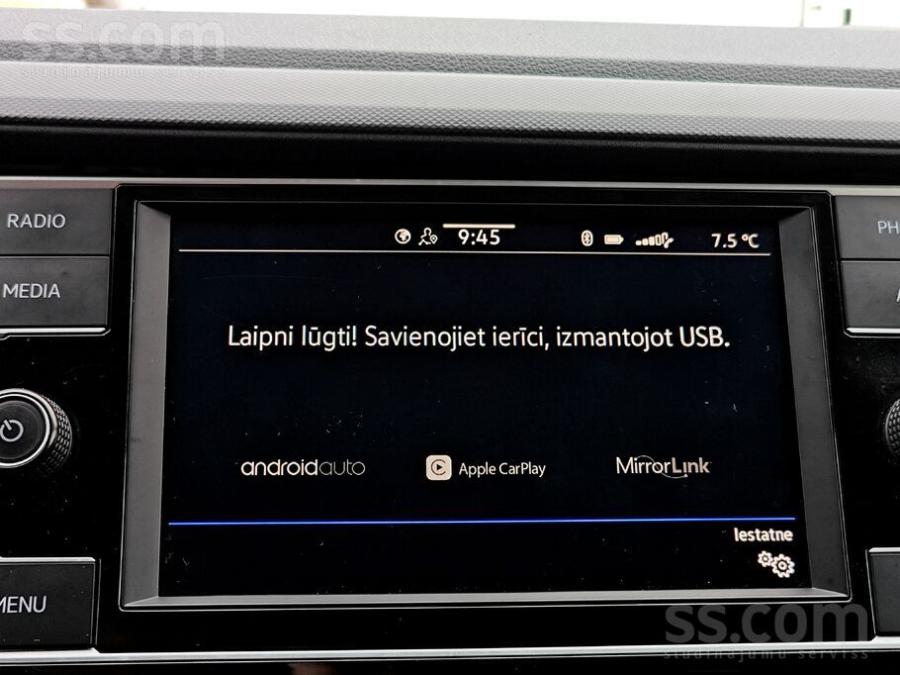 White Volkswagen T-Cross 2021 in Liepaja, with an engine capacity of 1.00 L and mileage of 70 thousand km for 14000 €, photo 12 on AUTOMOTO.COM.LV