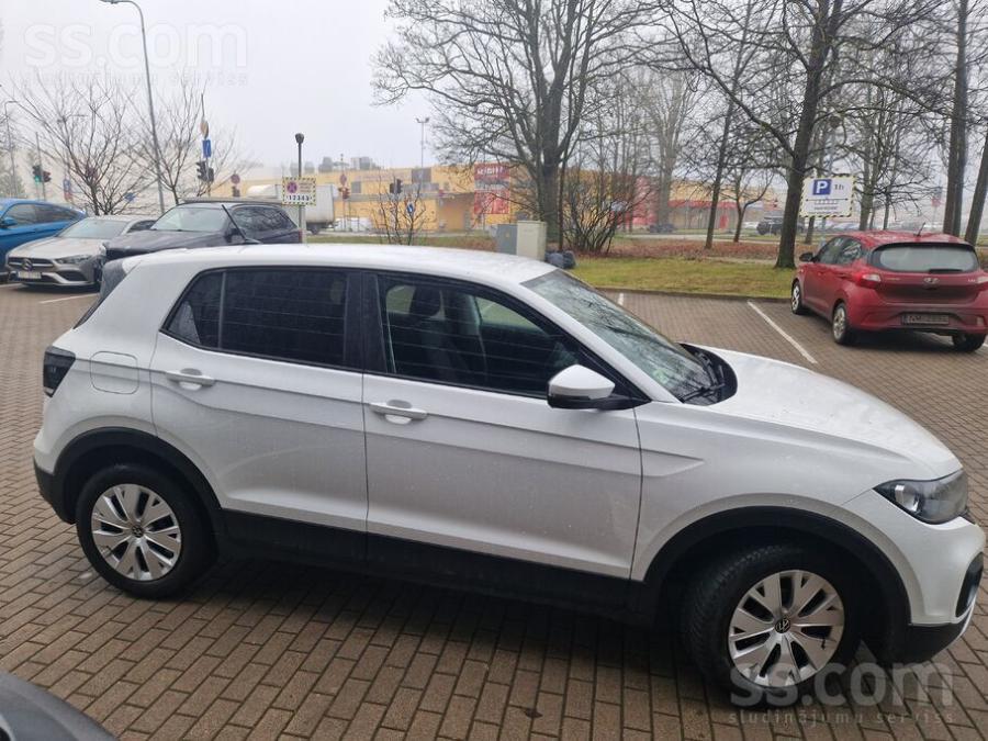 Balts Volkswagen T-Cross 2022 Rīga, ar dzinēja tilpumu 1.00 L un nobraukumu 100 tūkst. km par 16150 €, foto 6 vietnē AUTOMOTO.COM.LV
