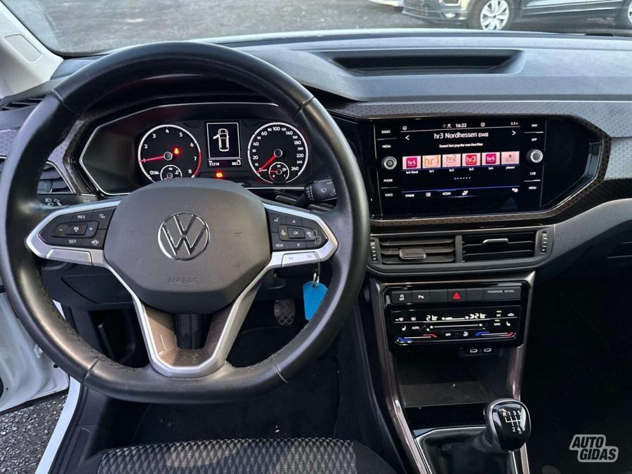 Balts Volkswagen T-Cross 2022 Kauņa, ar dzinēja tilpumu 1.00 L un nobraukumu 32 tūkst. km par 22276 €, foto 6 vietnē AUTOMOTO.COM.LV
