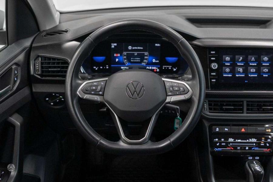Balts Volkswagen T-Cross 2022 Viļņa, ar dzinēja tilpumu 1.00 L un nobraukumu 78 tūkst. km par 16750 €, foto 10 vietnē AUTOMOTO.COM.LV