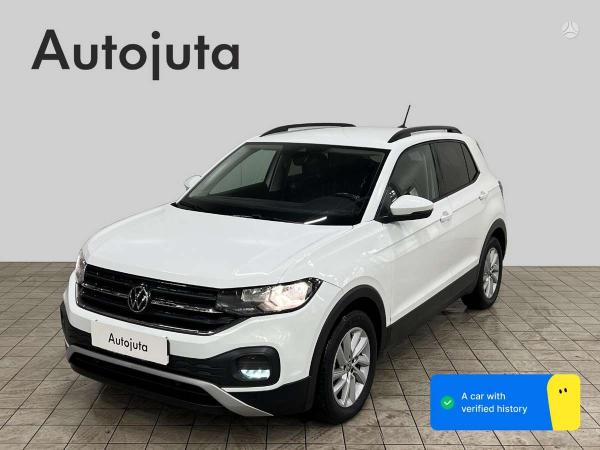 White Volkswagen T-Cross 2022 in Kaunas, with an engine capacity of 1.00 L and mileage of 60 thousand km for 17900 €, photo 1 on AUTOMOTO.COM.LV