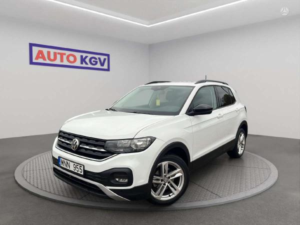 Balts Volkswagen T-Cross 2022 Kauņa, ar dzinēja tilpumu 1.00 L un nobraukumu 47 tūkst. km par 15999 €, foto 1 vietnē AUTOMOTO.COM.LV