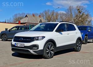 White Volkswagen T-Cross 2022 in Liepaja, with an engine capacity of 1.00 L and mileage of 48 thousand km for 17500 €, photo  on AUTOMOTO.COM.LV