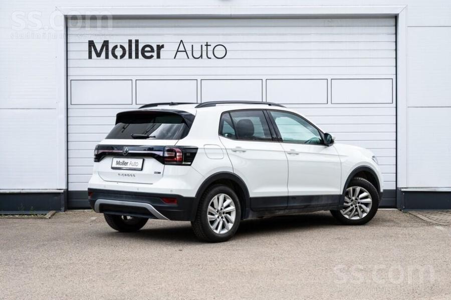 Белый Фольксваген T-Cross 2022 в Рига, объемом двигателя 1.00 л и пробегом 70 тыс. км за 17250 €, фото 5 на AUTOMOTO.COM.LV