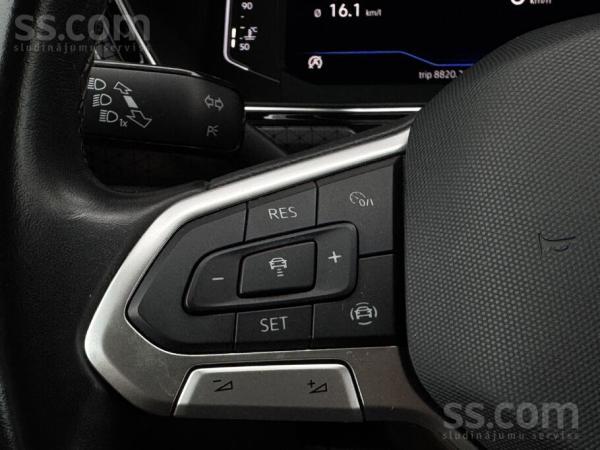 White Volkswagen T-Cross 2022 in Valmiera, with an engine capacity of 1.00 L and mileage of 142 thousand km for 14900 €, photo 10 on AUTOMOTO.COM.LV