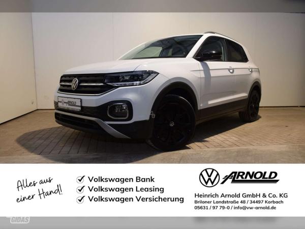 White Volkswagen T-Cross 2023 in Kaunas, with an engine capacity of 1.50 L and mileage of 44 thousand km for 27128 €, photo 1 on AUTOMOTO.COM.LV