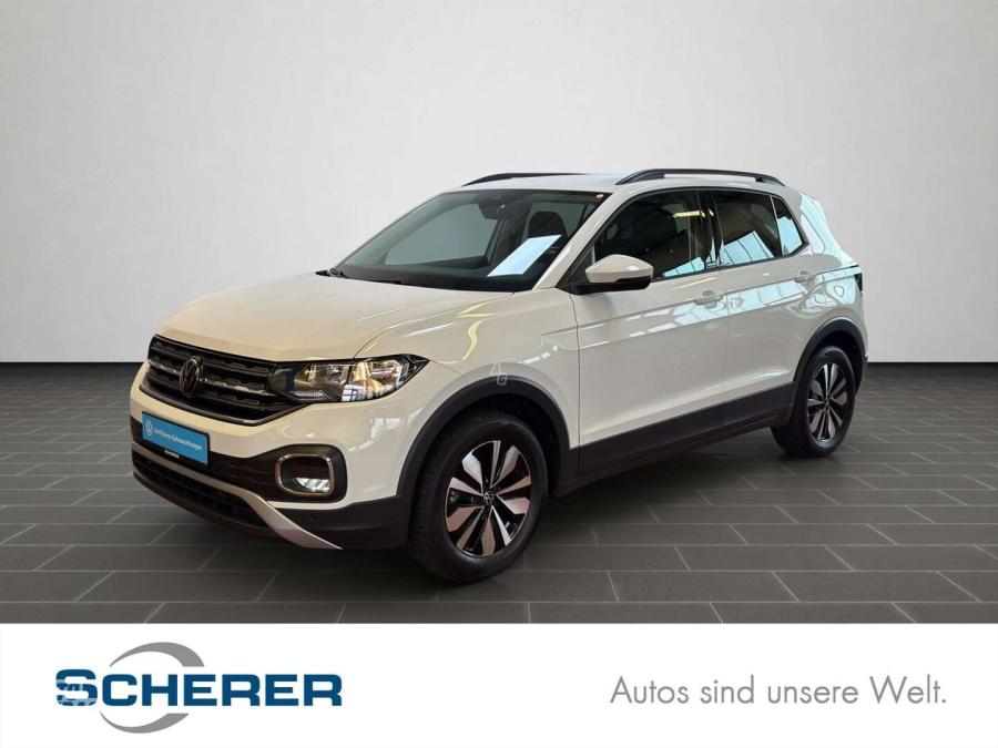 White Volkswagen T-Cross 2023 in Kaunas, with an engine capacity of 1.00 L and mileage of 30 thousand km for 25522 €, photo 1 on AUTOMOTO.COM.LV