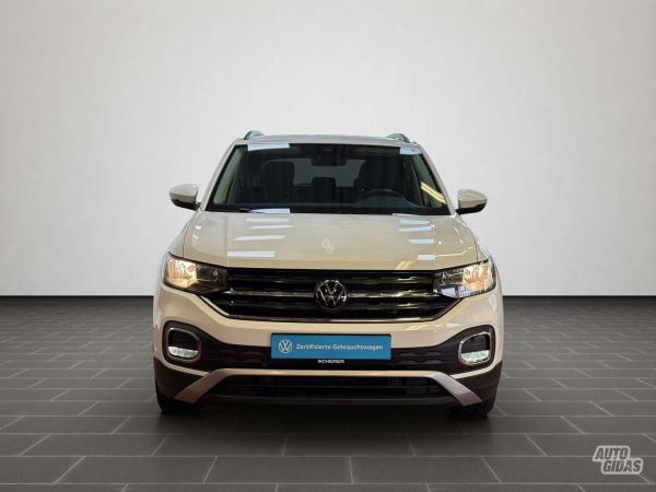 White Volkswagen T-Cross 2023 in Kaunas, with an engine capacity of 1.00 L and mileage of 30 thousand km for 25522 €, photo 5 on AUTOMOTO.COM.LV