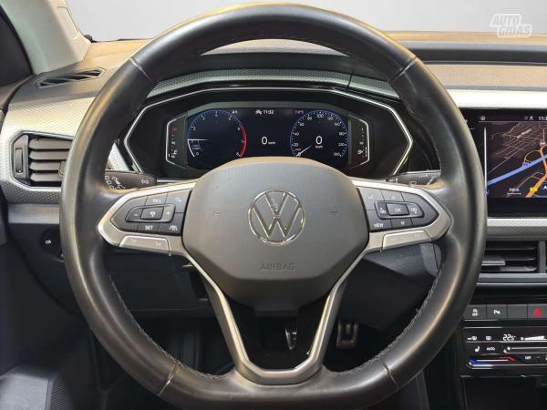White Volkswagen T-Cross 2023 in Kaunas, with an engine capacity of 1.00 L and mileage of 30 thousand km for 25522 €, photo 9 on AUTOMOTO.COM.LV