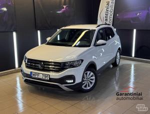 White Volkswagen T-Cross 2023 in Avizieniai, with an engine capacity of 1.00 L and mileage of 81 thousand km for 17950 €, photo  on AUTOMOTO.COM.LV