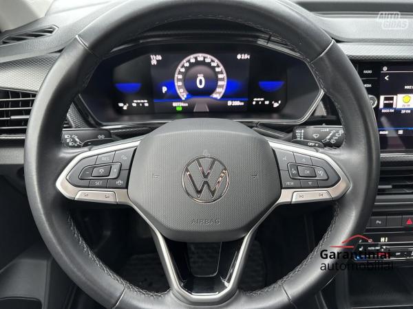White Volkswagen T-Cross 2023 in Avizieniai, with an engine capacity of 1.00 L and mileage of 81 thousand km for 17950 €, photo 6 on AUTOMOTO.COM.LV