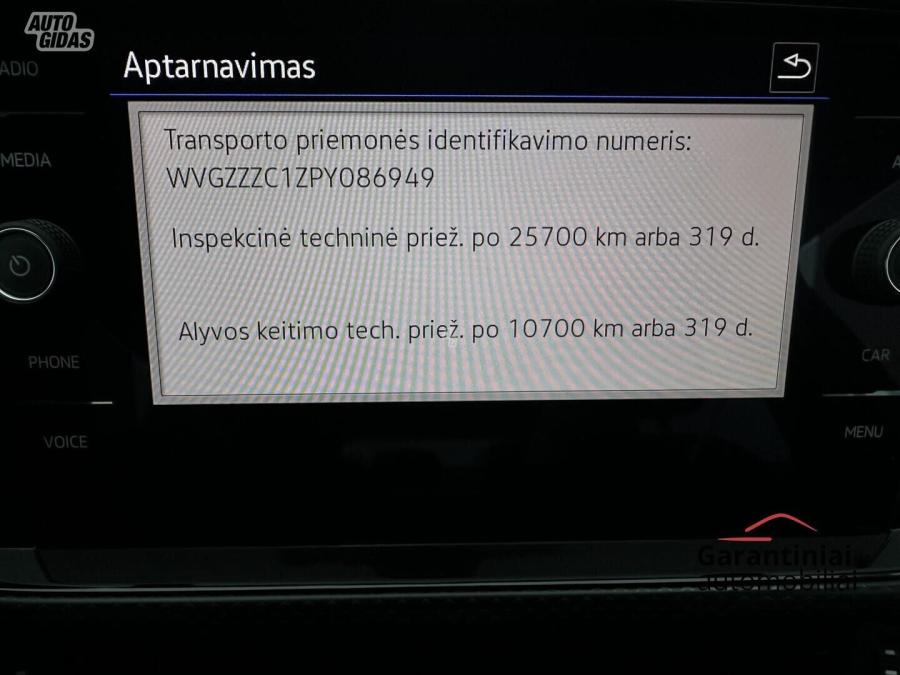 Белый Фольксваген T-Cross 2023 в Авиженяй, объемом двигателя 1.00 л и пробегом 81 тыс. км за 17950 €, фото 15 на AUTOMOTO.COM.LV