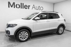 White Volkswagen T-Cross 2023 in Vilnius, with an engine capacity of 1.00 L and mileage of 21 thousand km for 18600 €, photo 2 on AUTOMOTO.COM.LV
