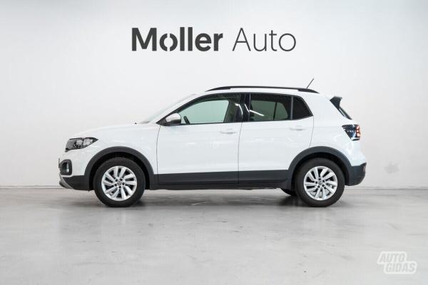White Volkswagen T-Cross 2023 in Vilnius, with an engine capacity of 1.00 L and mileage of 45 thousand km for 18550 €, photo 2 on AUTOMOTO.COM.LV